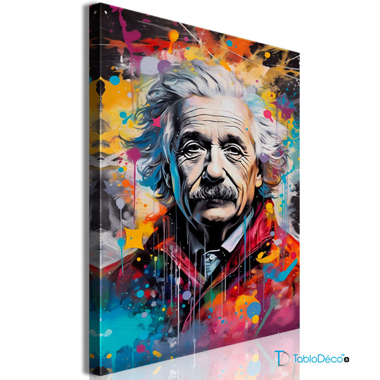 Tableau Albert Einstein Street Art