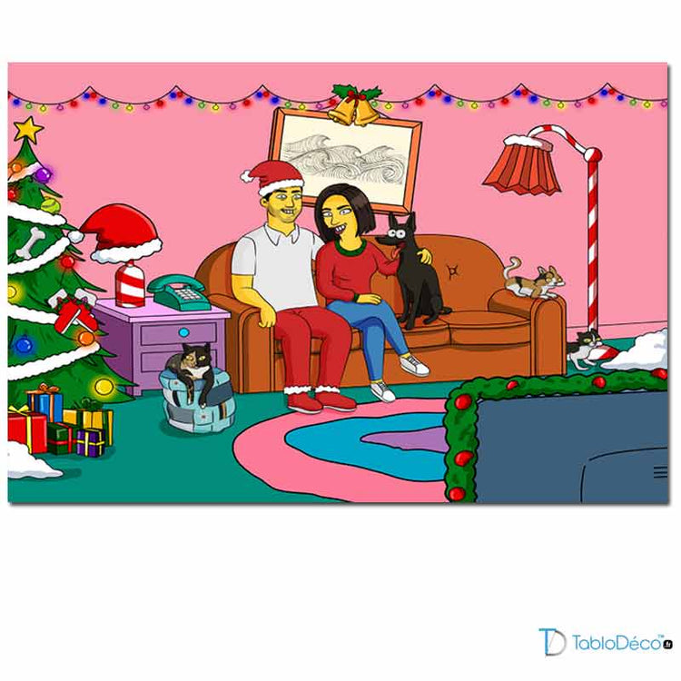 Tableau Simpson Personnalisé sur toile