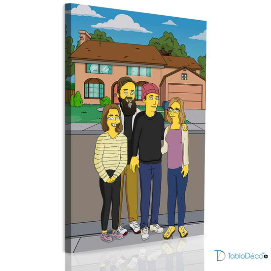 Tableau Simpson Personnalisé sur toile
