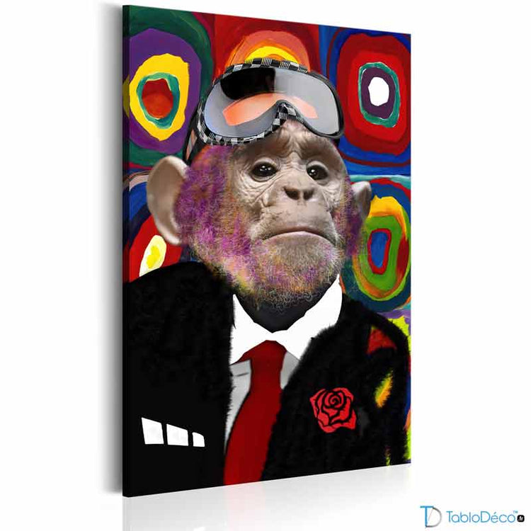 Tableau Singe Pop Art